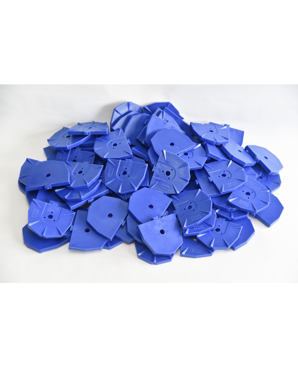 ZEISER Regular Plates - Blue (Pk 100)