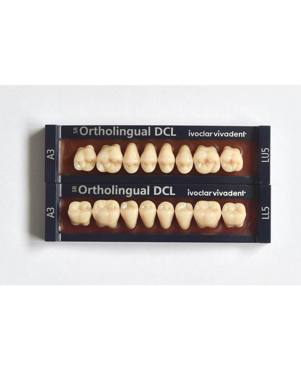 1 x 8 SR Ortholingual DCL - Lower Posterior - Mould LL6, Shade B1 ...