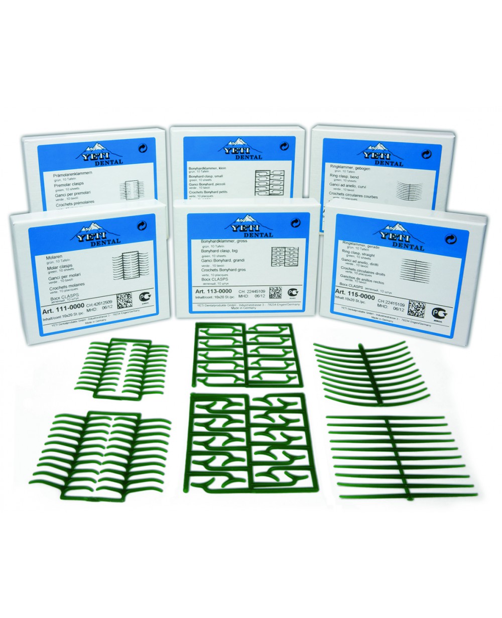 Yeti Wax Clasp Profiles - Large Bonyhard Clasps - Chrome Cobalt ...