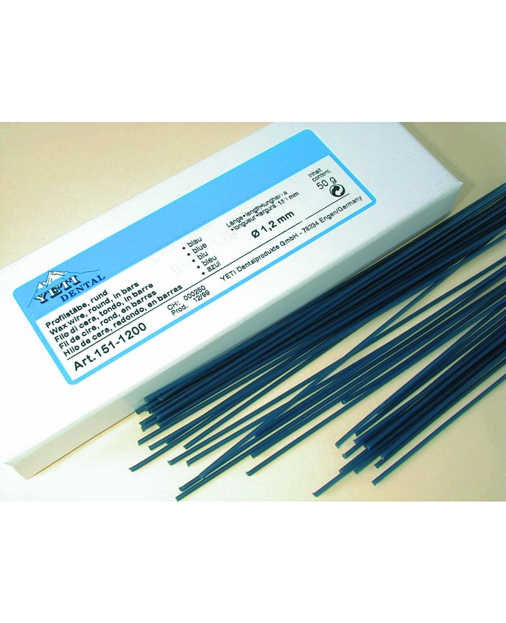 38gm Yeti Round Wax Wire - 1mm - Sprues and Wax Wire - Chrome Cobalt ...