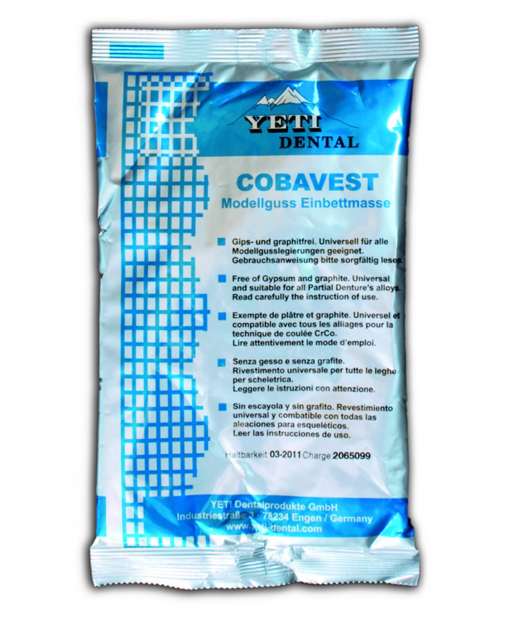 50 x 100gm Yeti Cobavest Investment - Powder