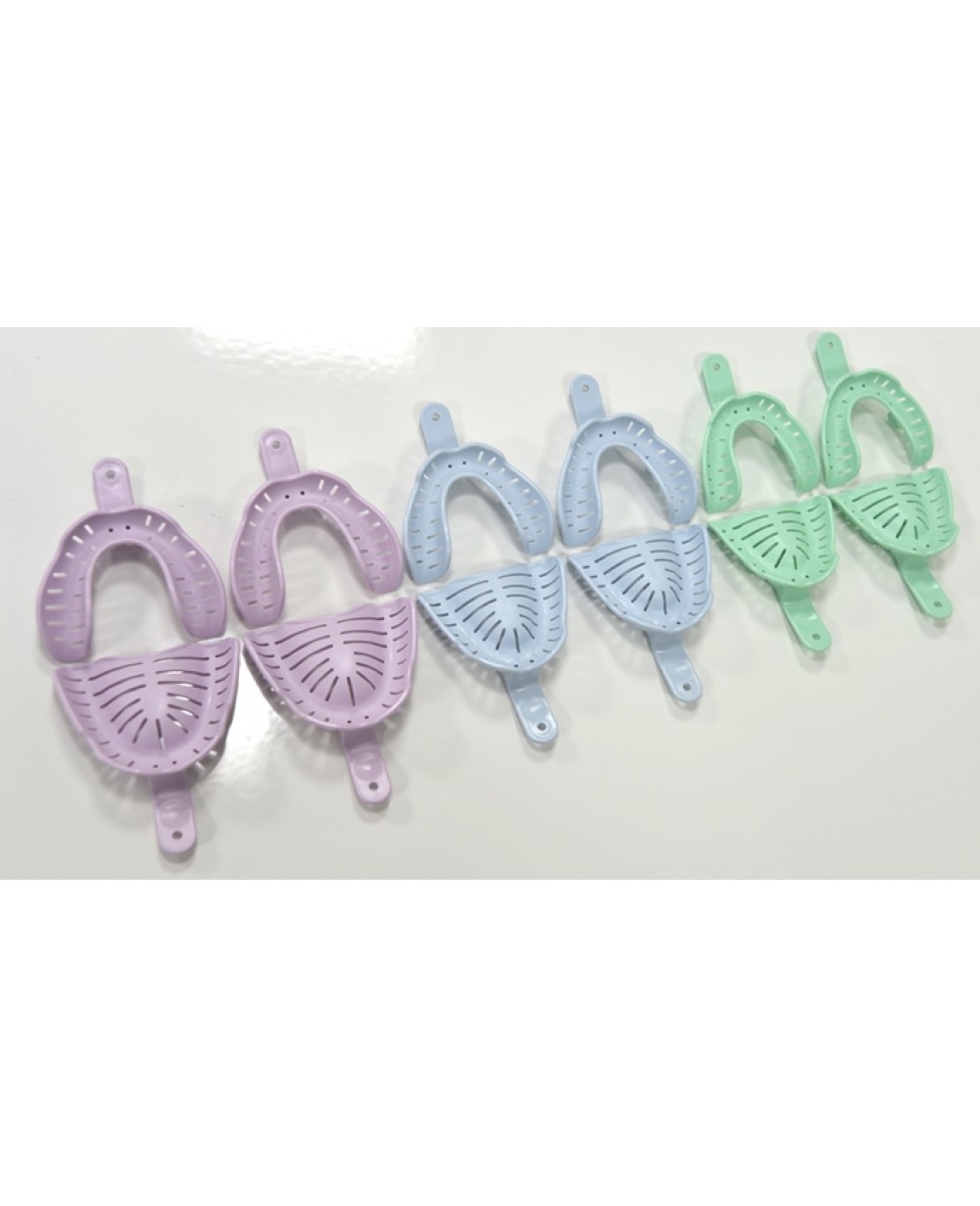 Edentulous Heat Mouldable Impression Trays - Mixed pack featuring 2 of ...