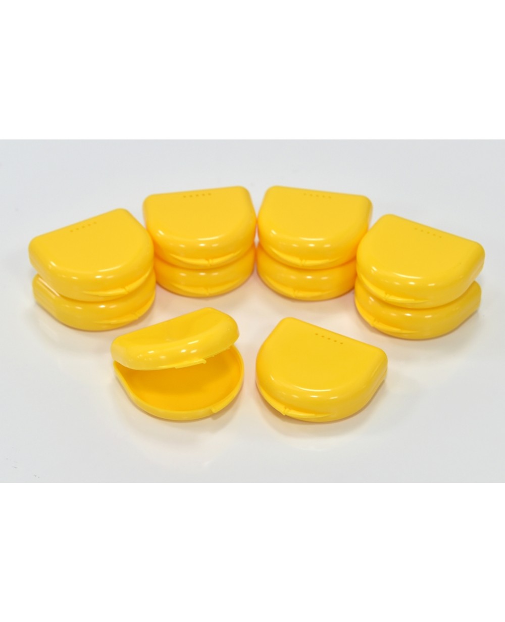 Bracon High Gloss Retainer Boxes - Yellow - Pack of 10