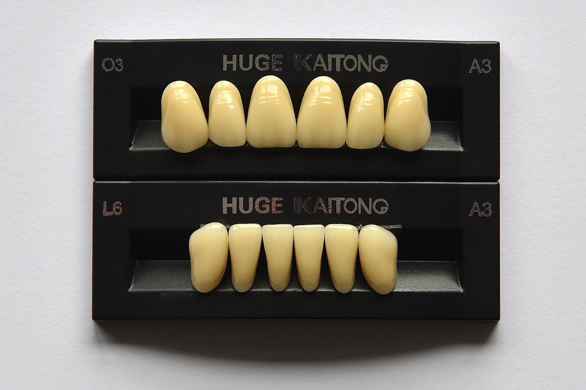 1 x 6 Kaitong Teeth - Upper Anterior - Mould S3, Shade B2 - Teeth ...