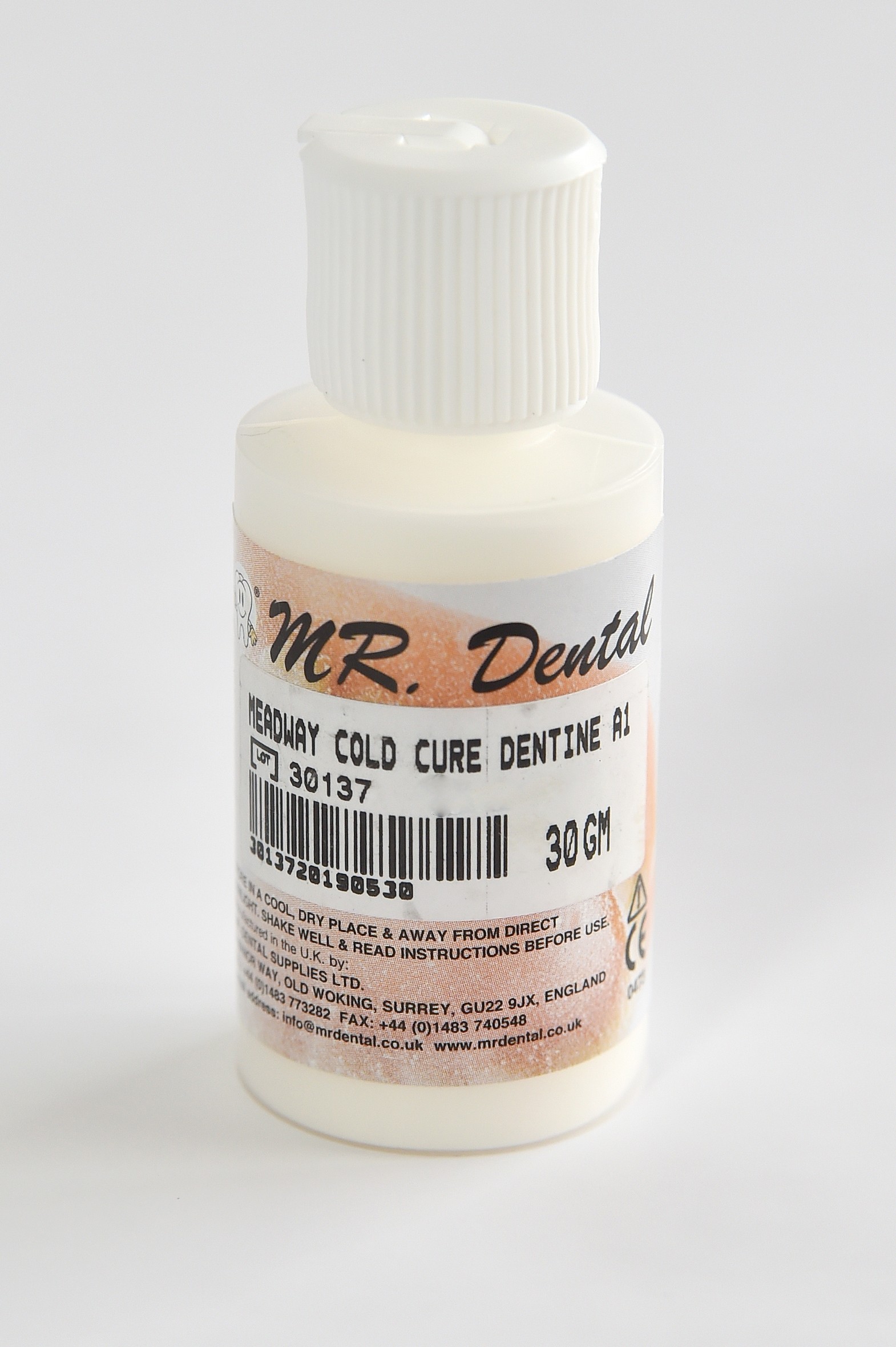 30g Meadway Cold Cure Dentine - C2 - Crown and Bridge Materials - Catalogue
