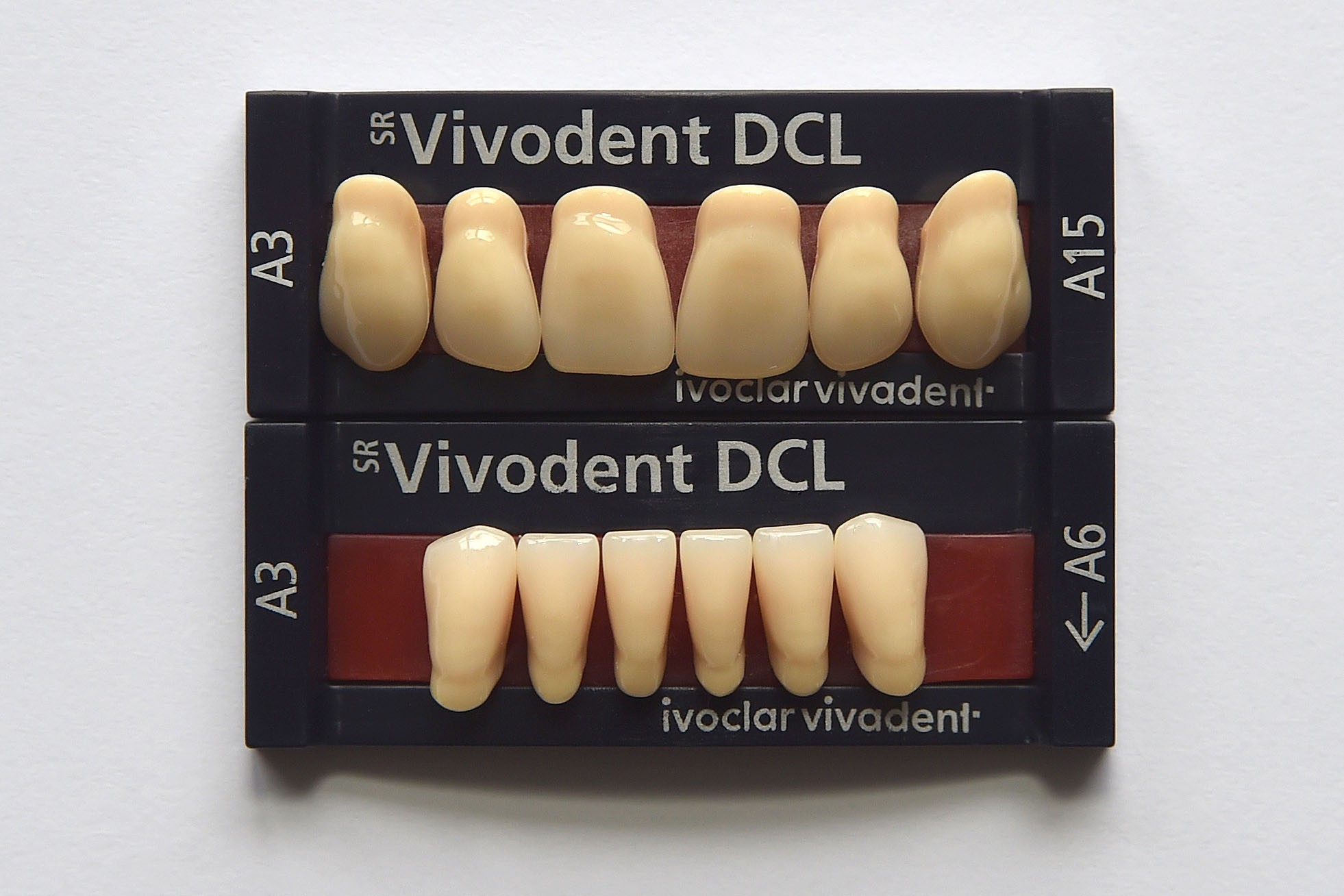 1 X 6 SR Vivodent DCL - Upper Anteriors - Mould A15, Shade B3 - Teeth ...