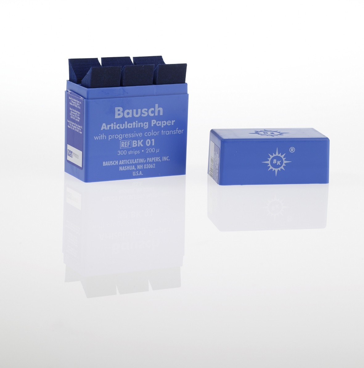 Bausch BK01 200µ - Blue (Box of 300) - Articulating Paper