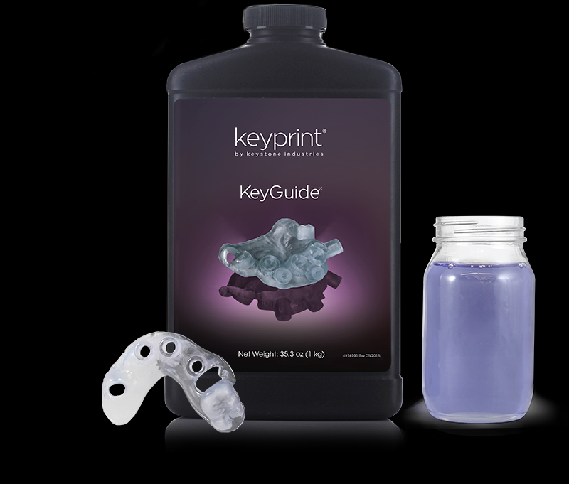 KeyPrint KeyGuide Clear 3D Printer Resin - 1kg - 3D Printer Resins ...