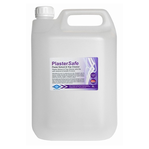 PlasterSafe - Ultrasonic Plaster Solvent and Tray Cleaner - 5 litres